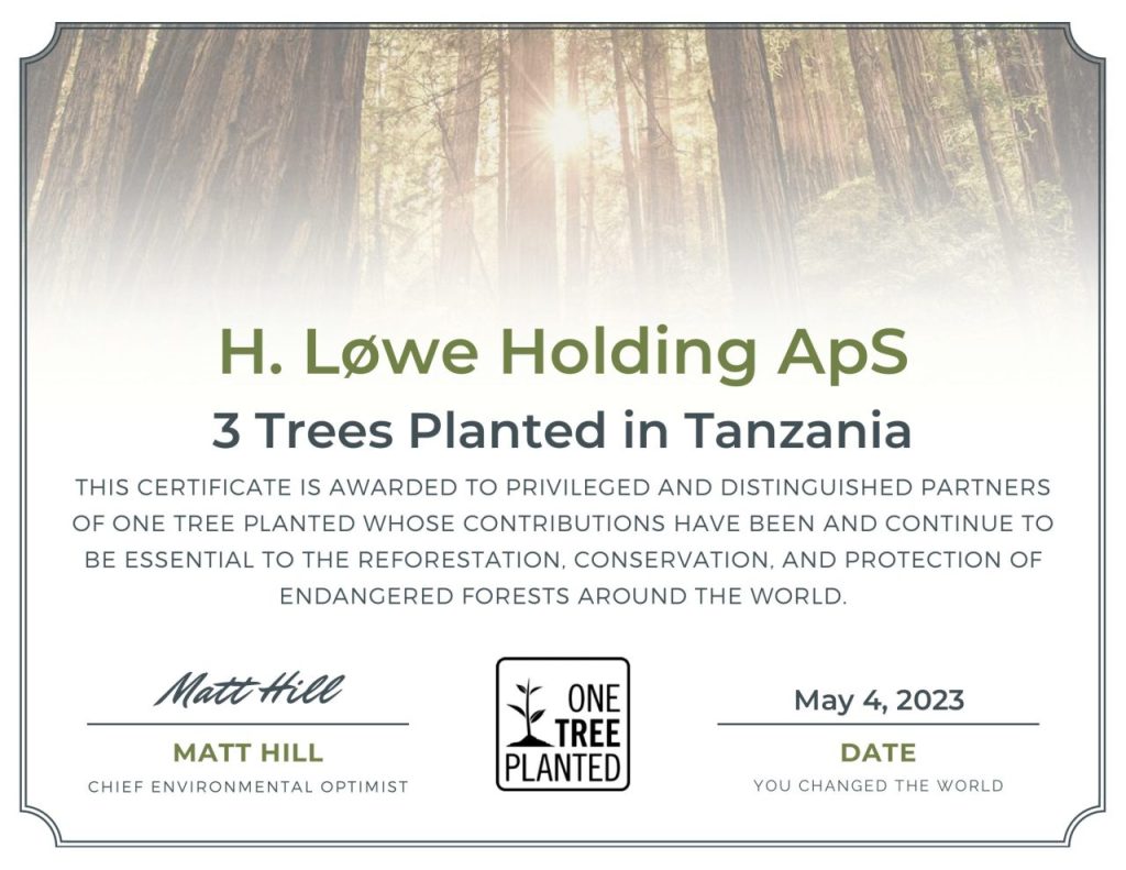 ClimaNeed | Tree certificate